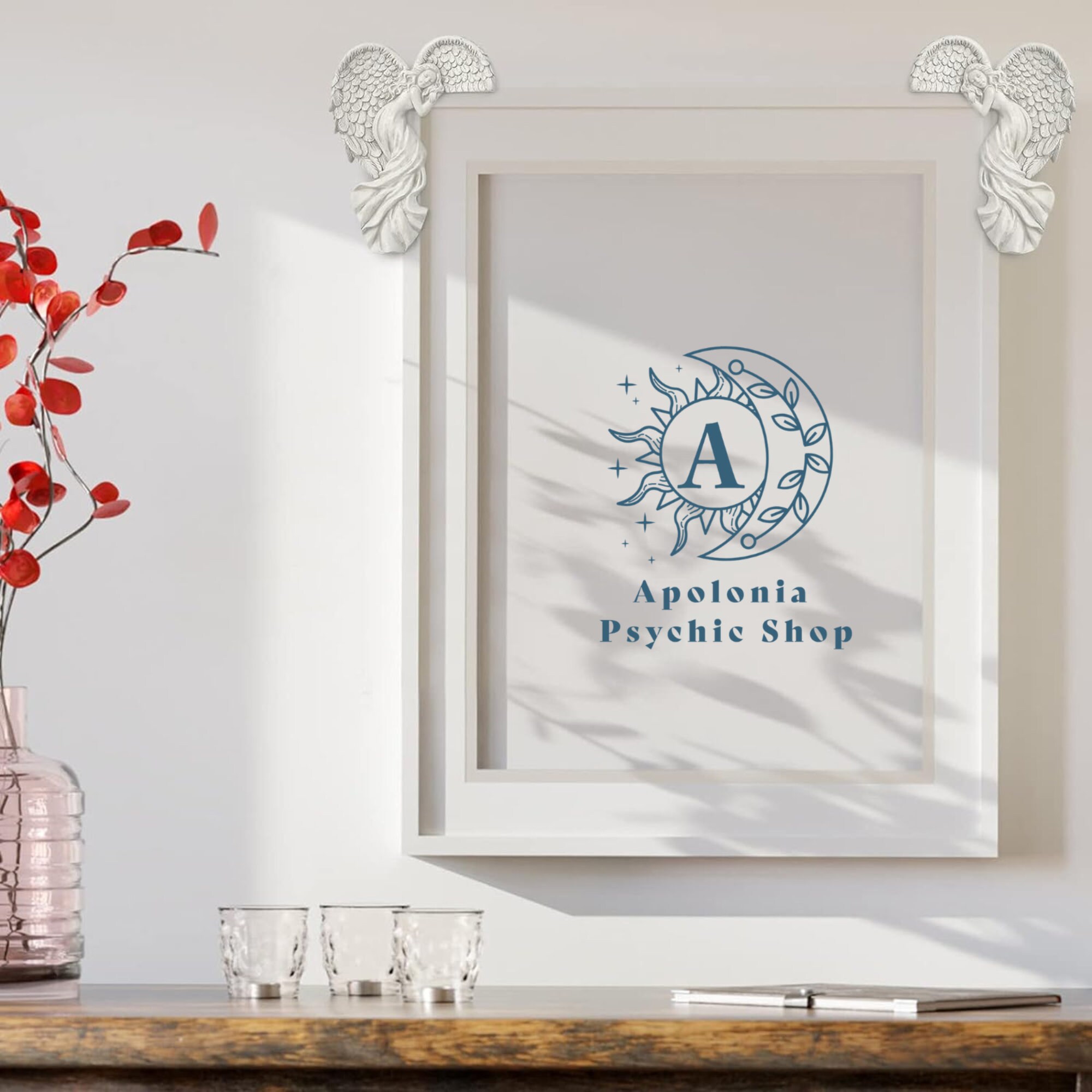 Angelic Accessories Door Corner Frame, Angel Statue Mirrors - Etsy