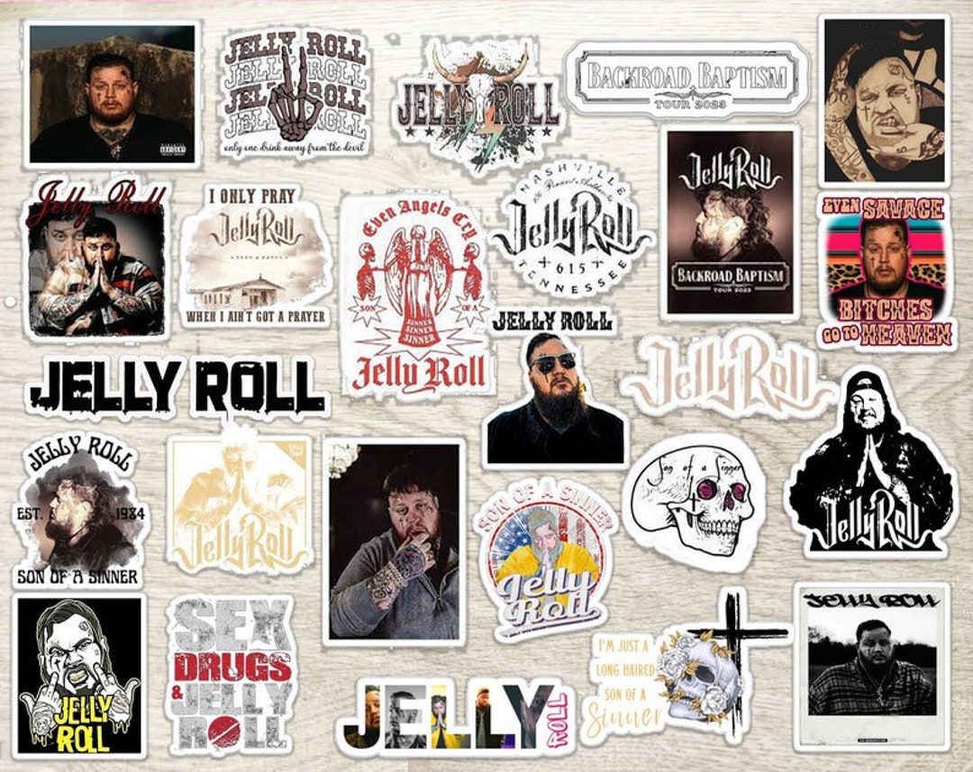 25PCS Jelly Roll 2023 Stickersjelly Stickers Packjelly Roll - Etsy