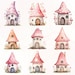 Watercolor Gnome House Png, Pink Fairy House Clipart, Fairy Garden ...