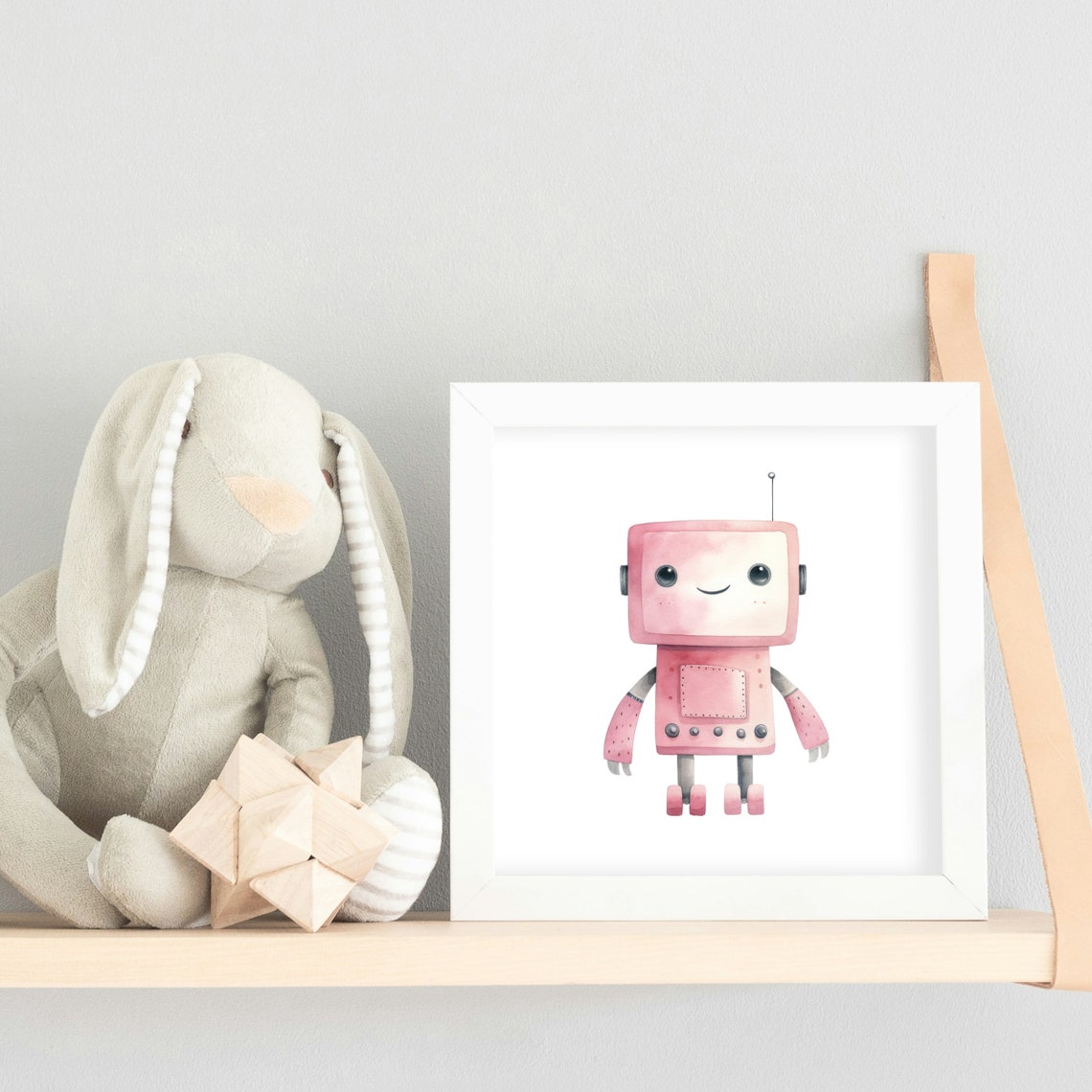 Pink Robot Watercolor Clipart, Cute Robots Bundle PNG, Mechanic ...