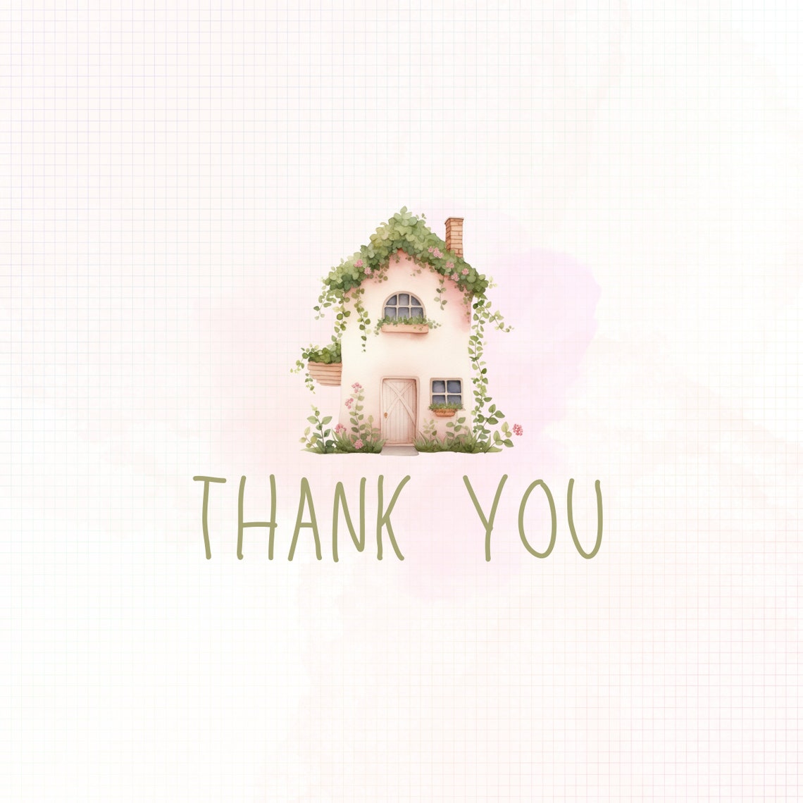 Watercolor Spring House Clipart, Hello Spring Png, Floral House ...