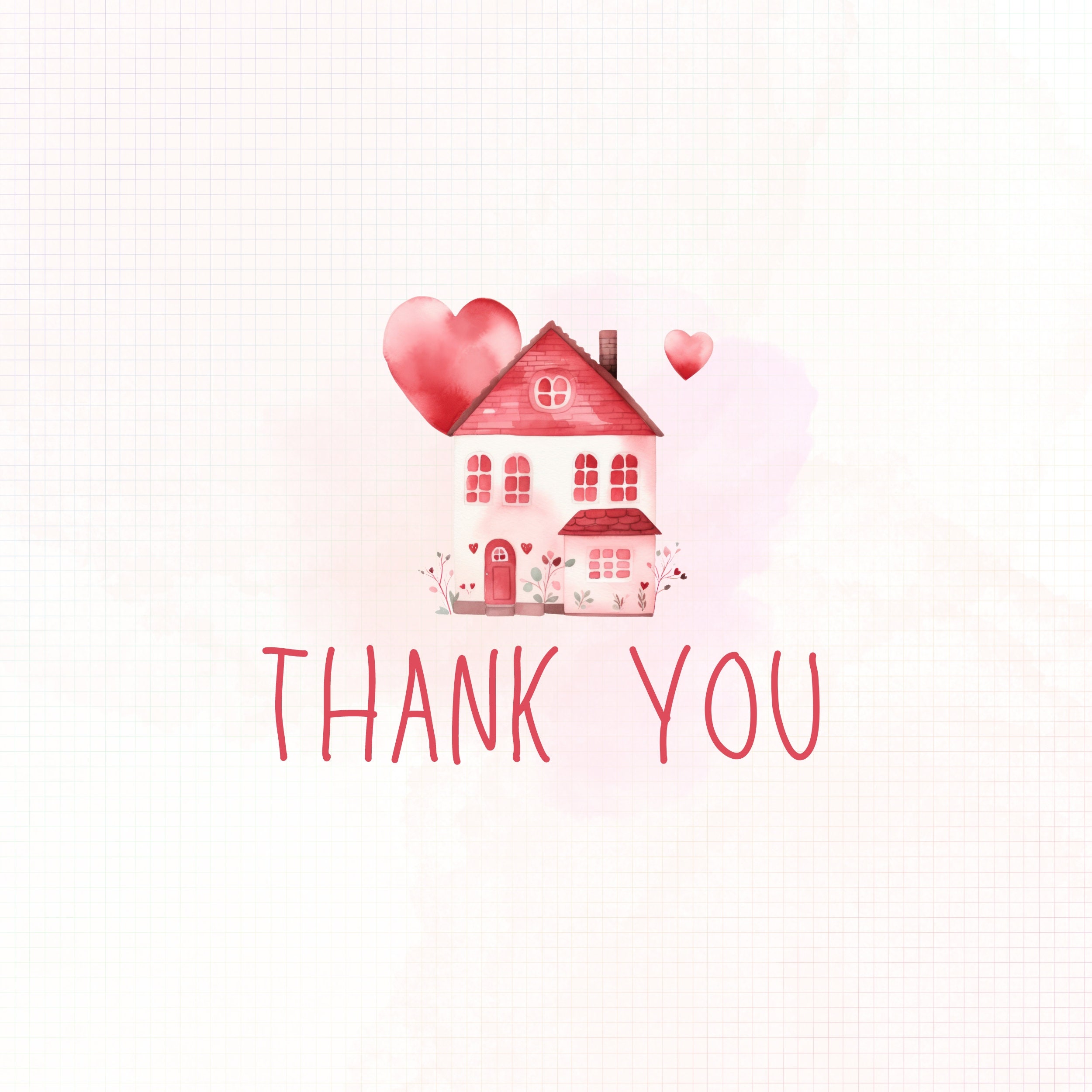Watercolor Valentine House Clipart, Watercolor Valentine Cottage Png ...
