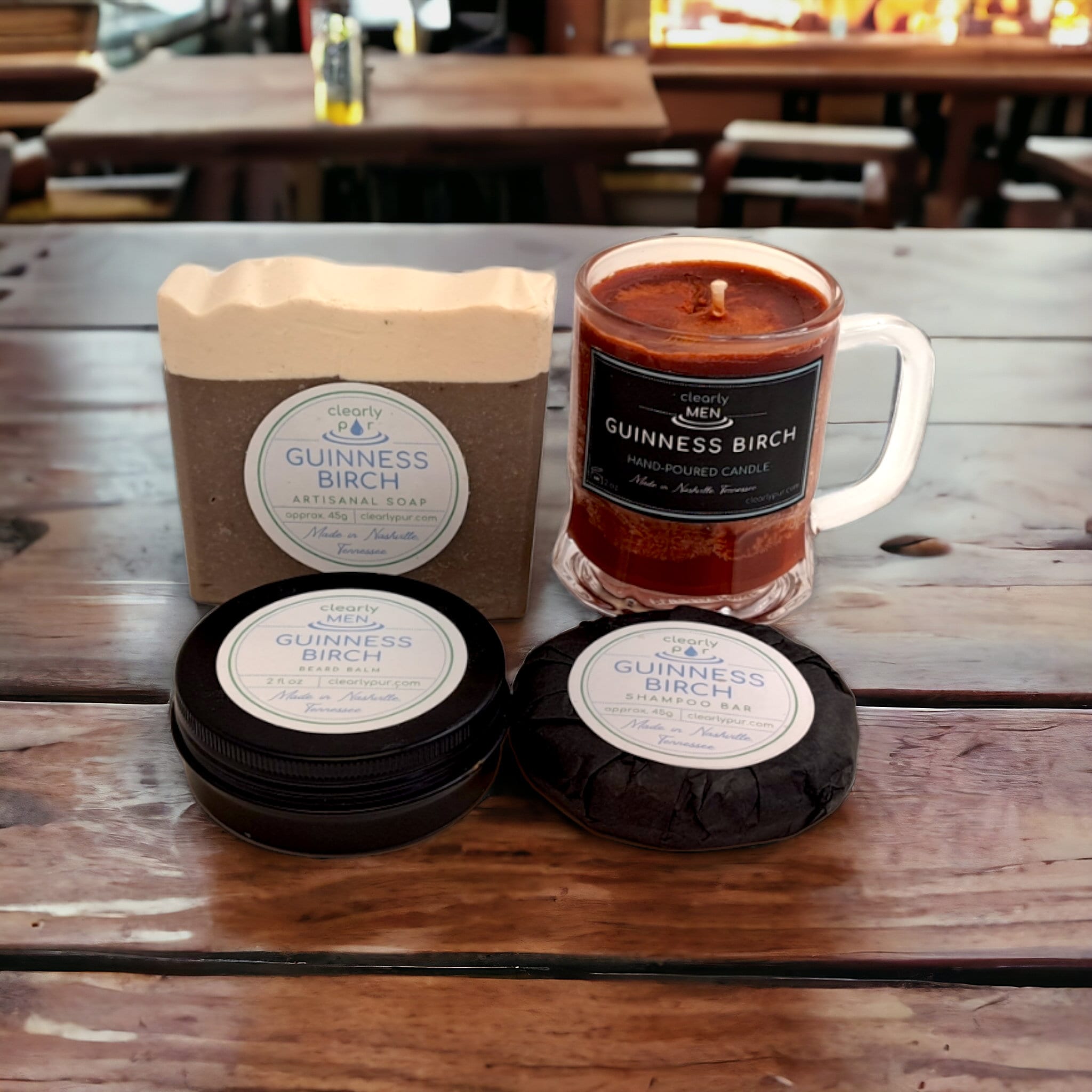 Guinness Beer Men's Gift Set Trio Great Manly Scent Beard Balm Soap ...