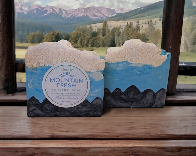 Mountain Fresh Artisanal Soap, Natural Soap, Premium Luxury Bar, Shop ...