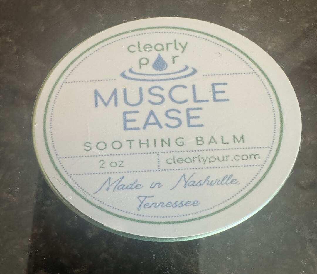 Natural Menthol Muscle Ease Balm for Sore Joints & Back - Etsy