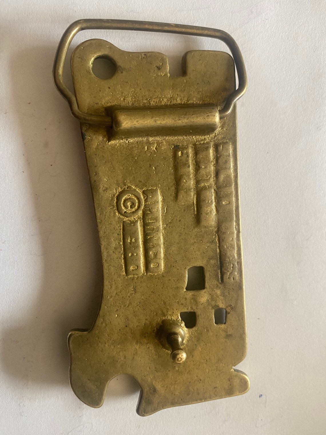 Brass Mechanic Belt Buckle - Etsy