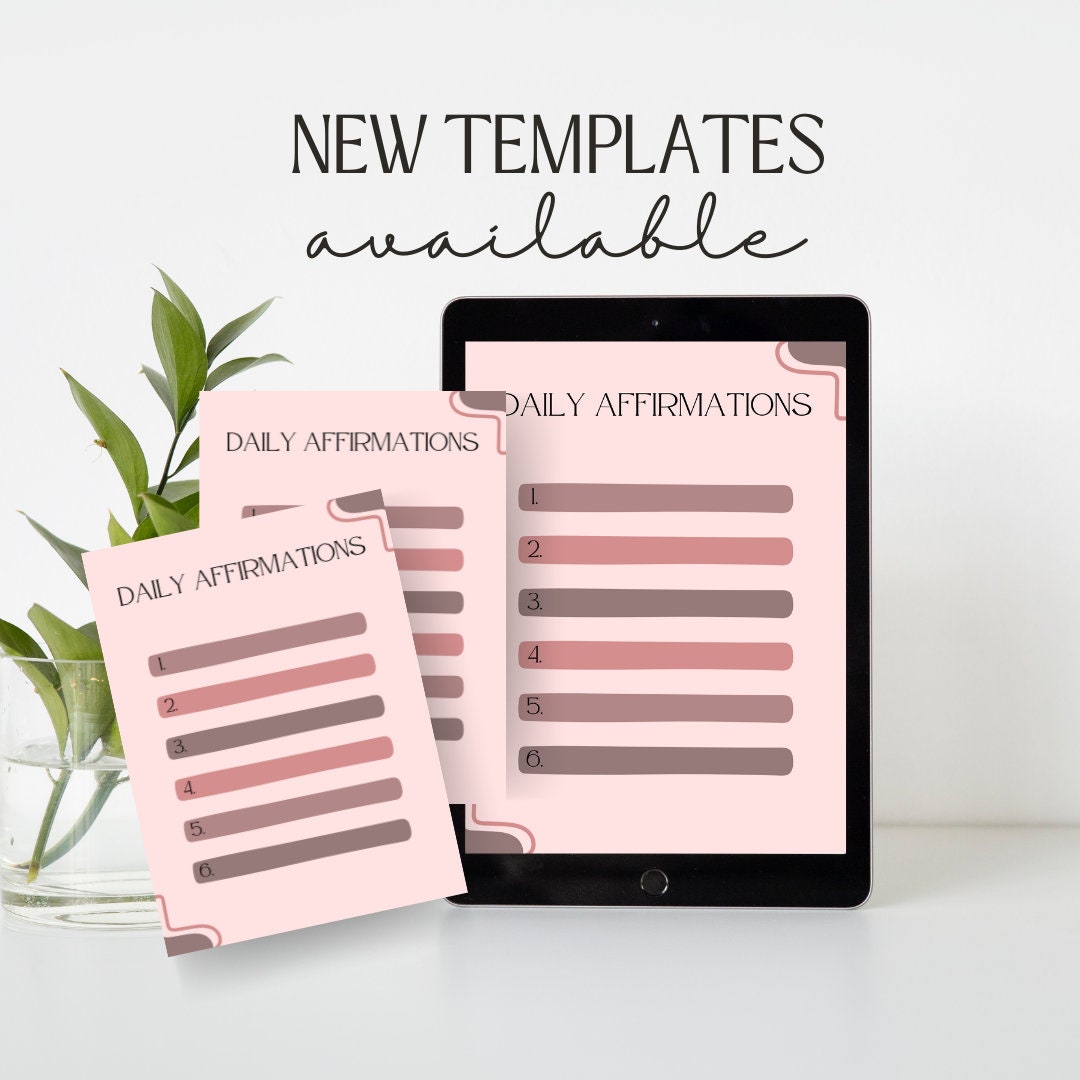 Daily Affirmations, Write Your Own Affirmations, Aesthetic Affirmation ...