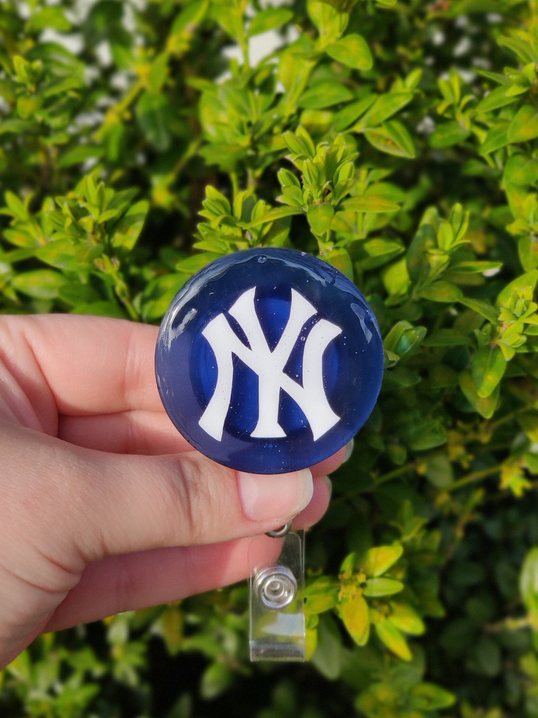 NY Yankees Badge Reel, MLB Baseball, Nurse/ Teacher ID Tag Holder - Etsy