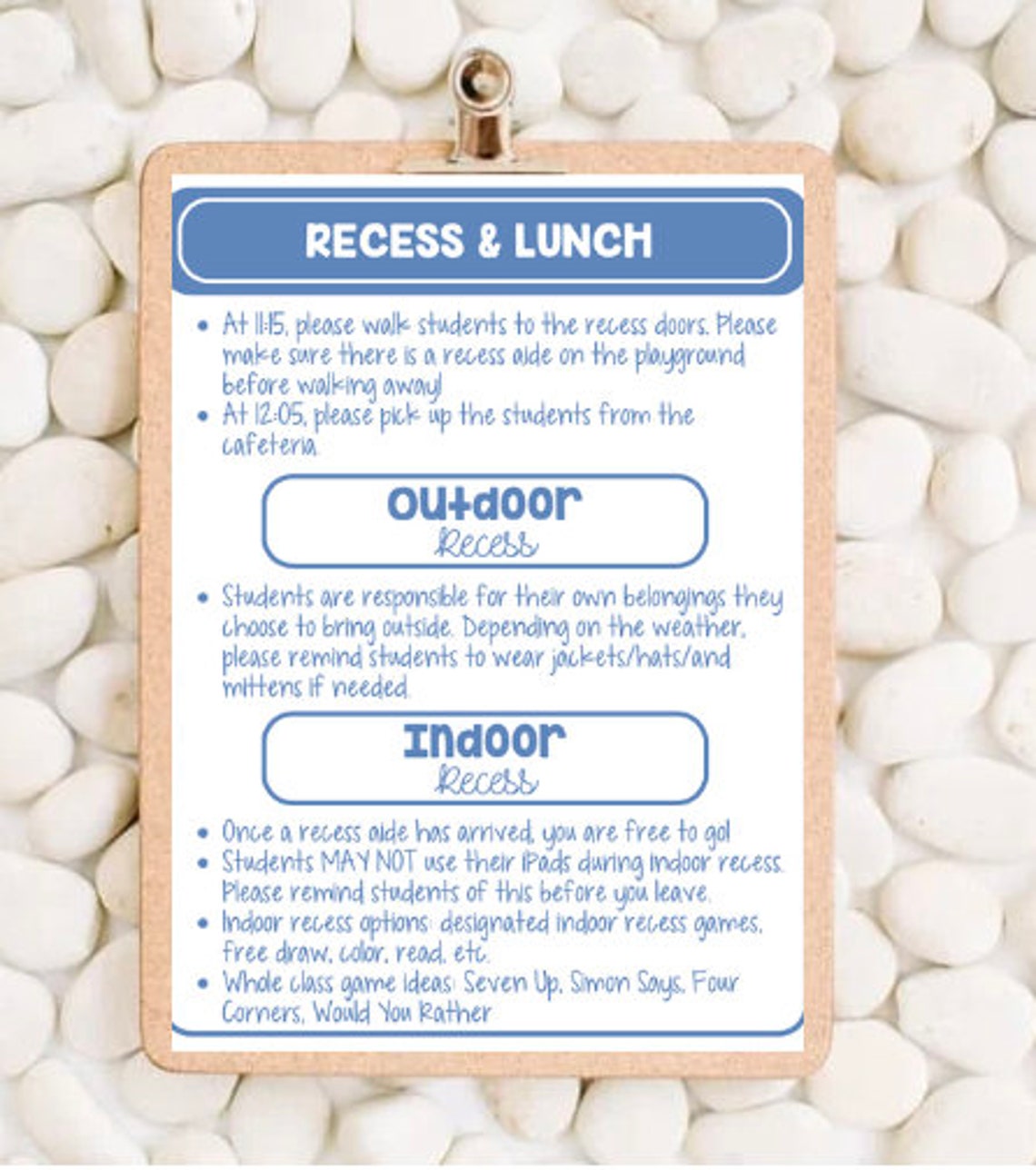 Substitute Teacher Binder Template | Completely Customizable | Cute ...