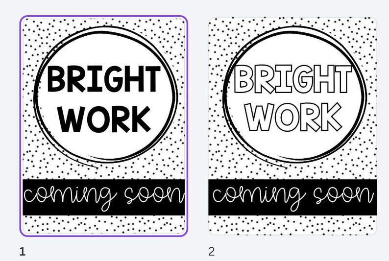 Our Brightest Work | Classroom Decor Letters, Bulletin Board (printable ...