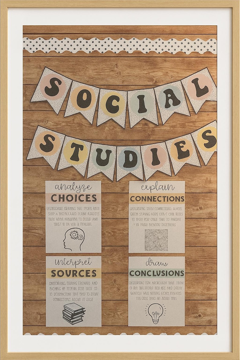Social Studies Bulletin Board | Upper Elementary & Middle School Social ...