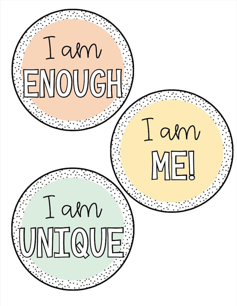 Pastel Rainbow Affirmation Station: Printable Classroom Decor (PDF) - Etsy