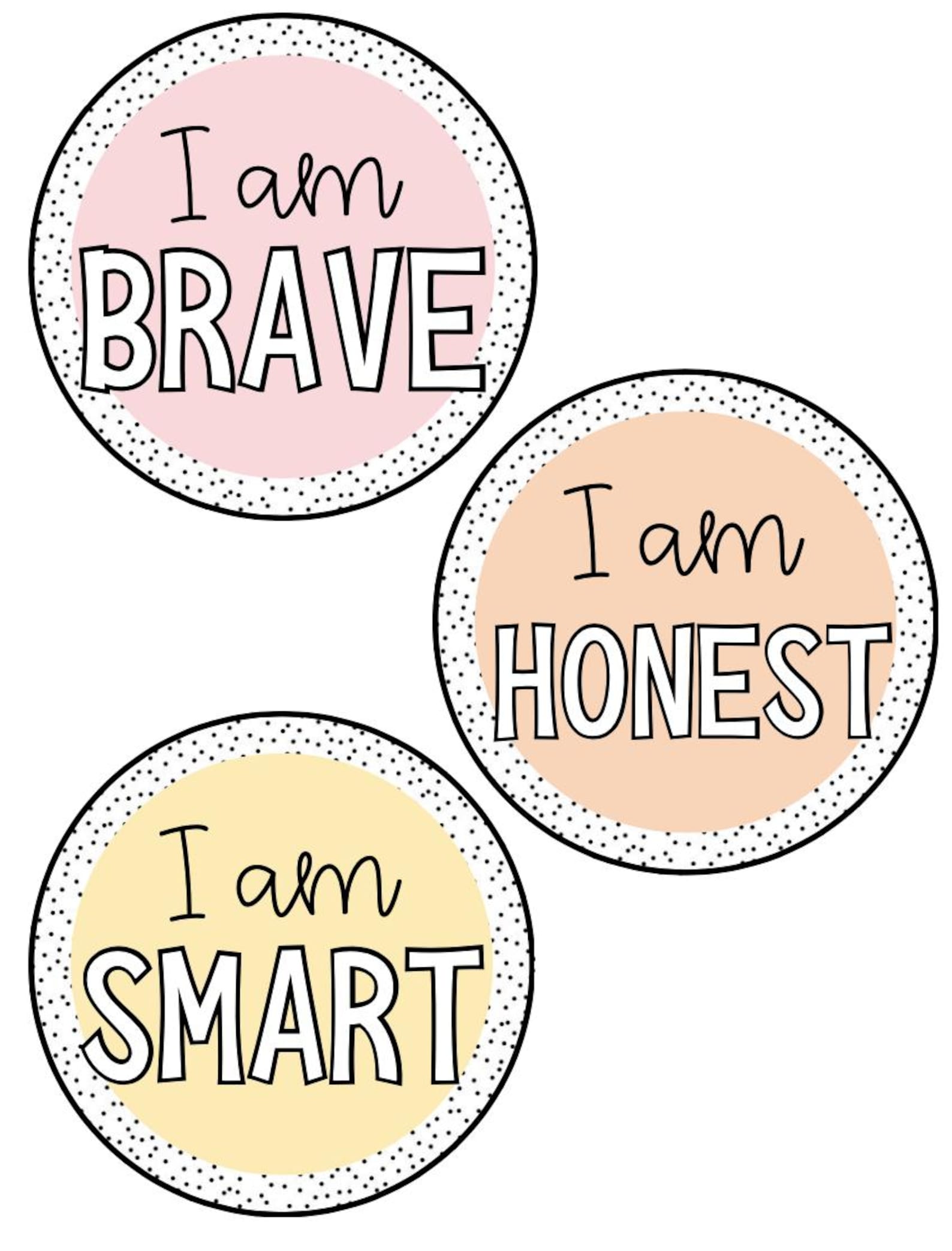 Pastel Rainbow Affirmation Station: Printable Classroom Decor (PDF) - Etsy