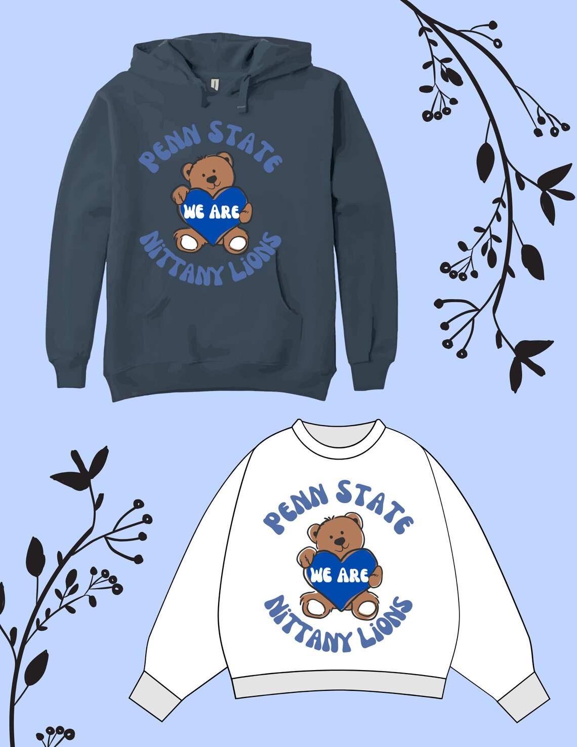 Penn State Nittany Lions Mascot Bear SVG | Fan Gear (instant Download ...