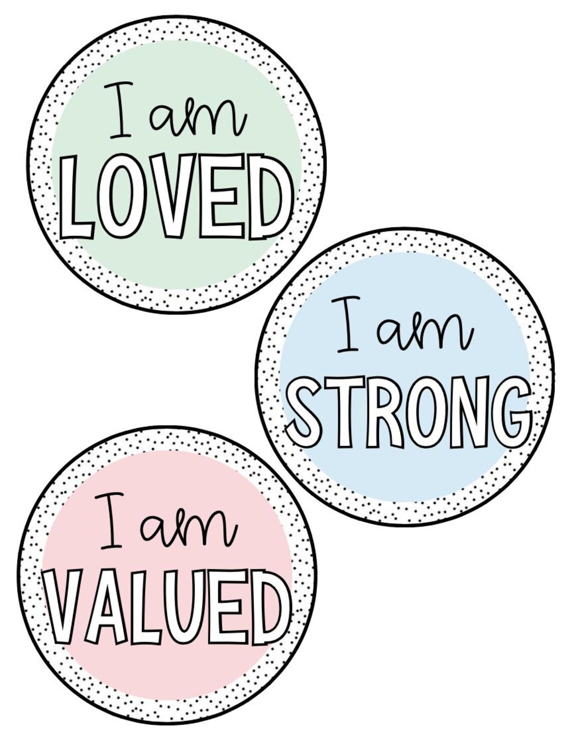 Pastel Rainbow Affirmation Station: Printable Classroom Decor (PDF) - Etsy