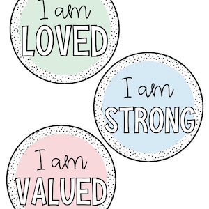Pastel Rainbow Affirmation Station: Printable Classroom Decor (PDF) - Etsy