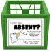 Absent Bin Template: Classroom Organization (PDF Print) - Etsy