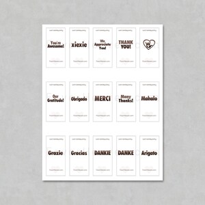 NURSE THANK YOU Digital Download Printable Appreciation Chocolate Candy ...