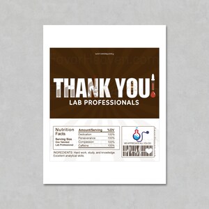 LAB PROFESSIONAL Lab Tech Lab Technician THANK You Instant Download ...