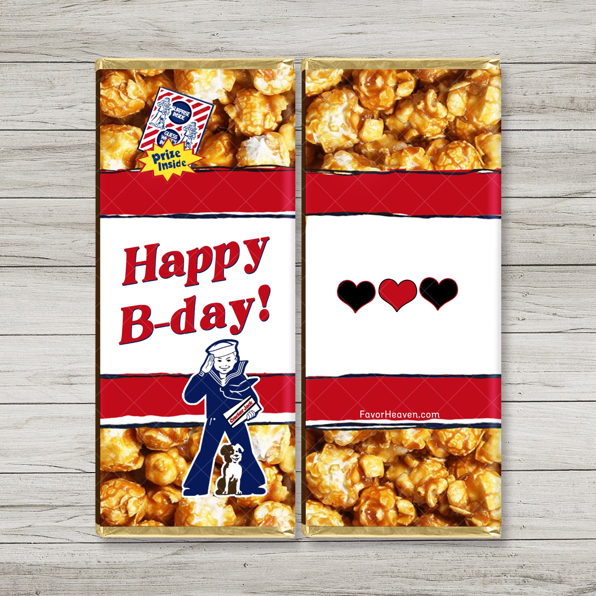 20 CRACKER JACK Stickers, Cracker Jack Labels, Box Wrappers ...