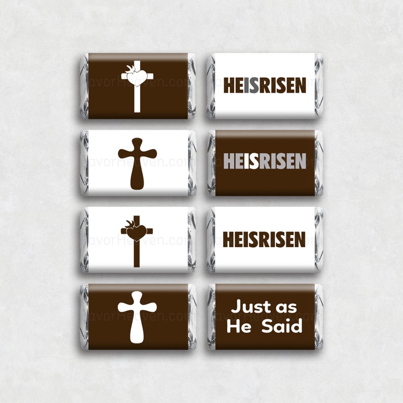 Instant Download Printable Easter Chocolate Candy Bar Wrappers ...