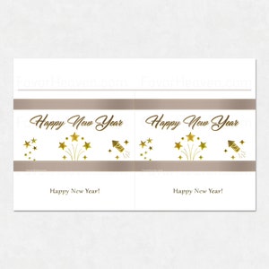 Instant Download Printable HAPPY NEW Year Chocolate Candy Bar Wrappers ...