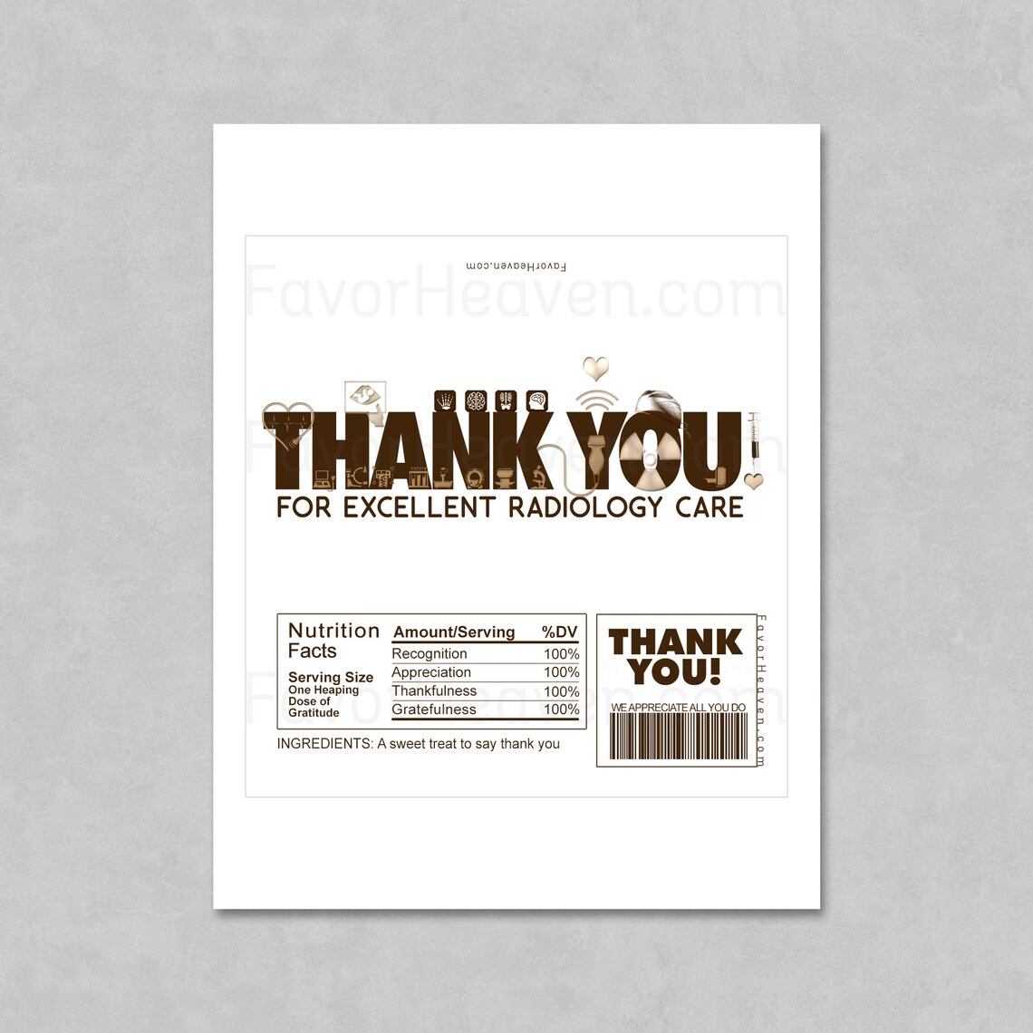 Radiologist Radiology Care Doctor THANK You Instant Download Printable ...