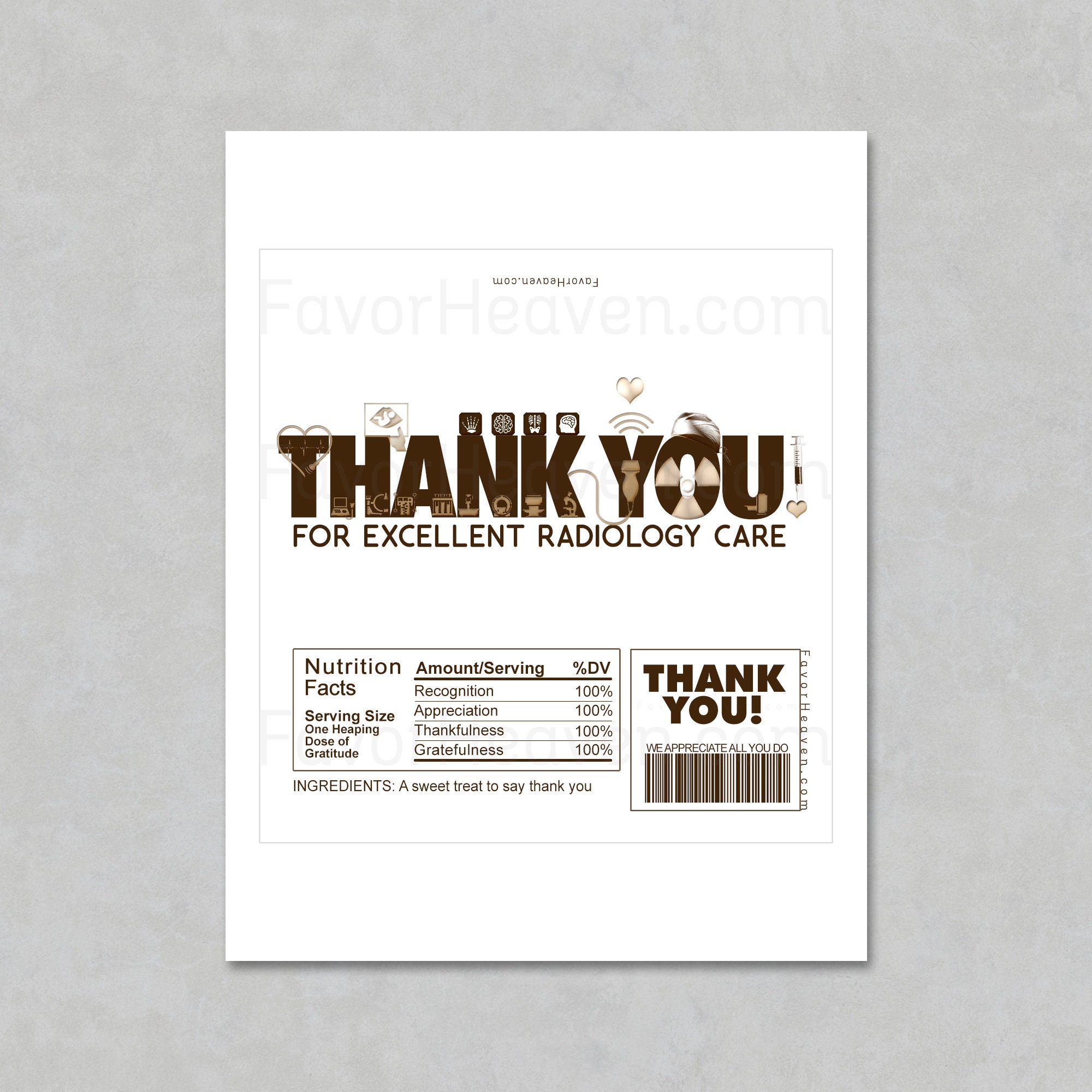 Radiologist Radiology Care Doctor THANK You Instant Download Printable ...