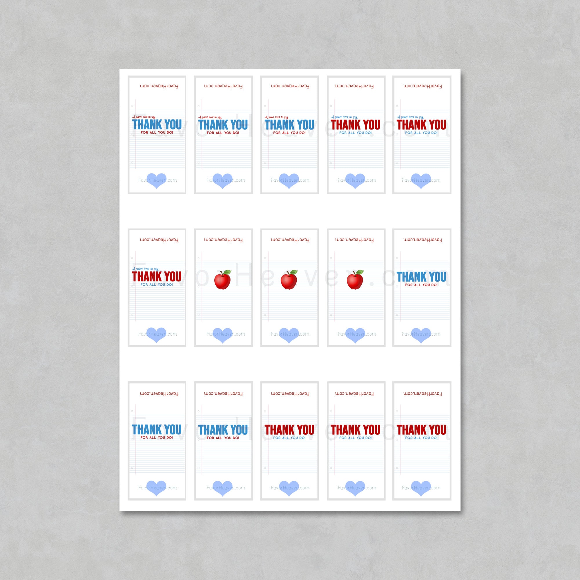 TEACHER APPRECIATION Chocolate Bar Wrapper Printable Instant Digital ...