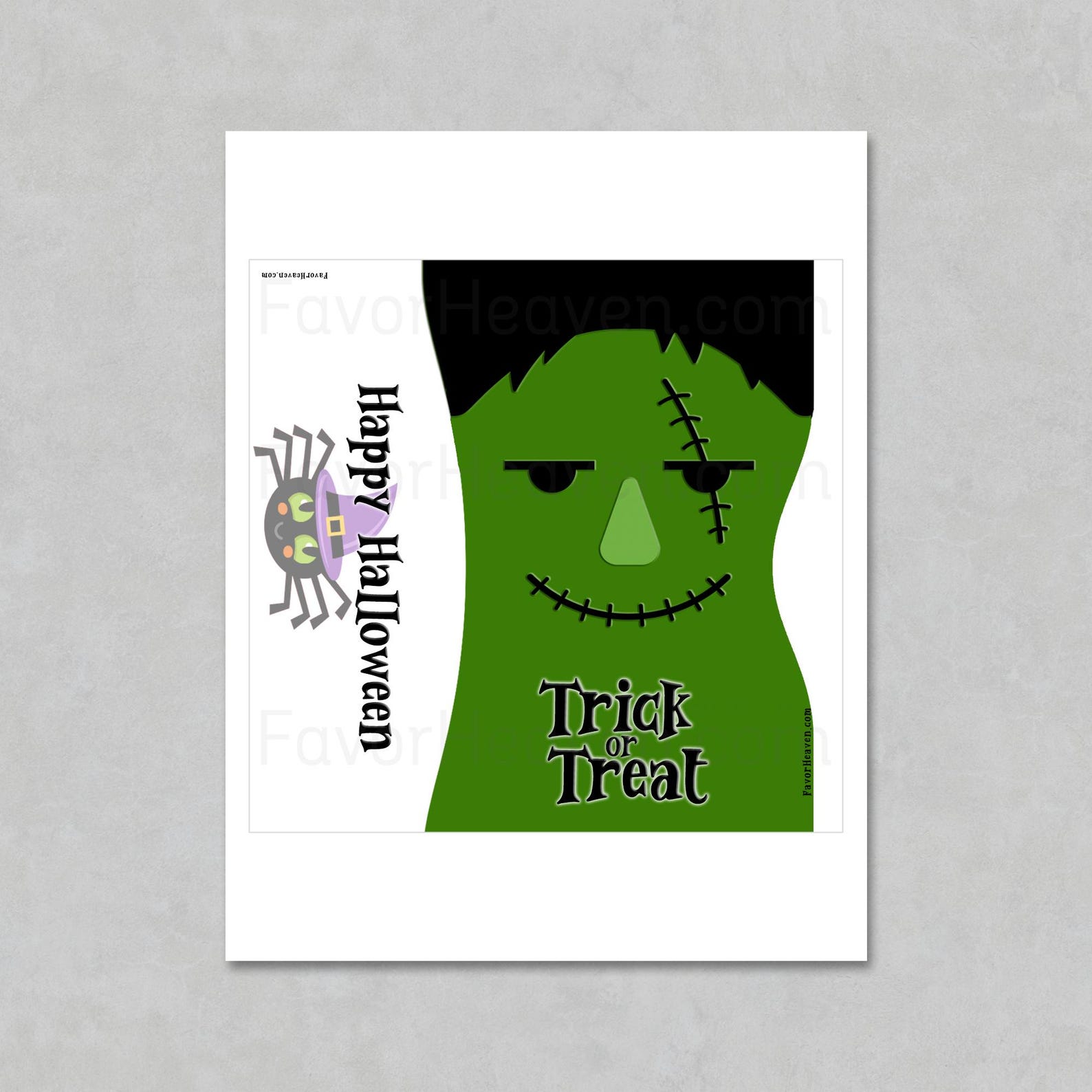 4 Digital Download Printable Halloween Chocolate Candy Bar Wrappers ...