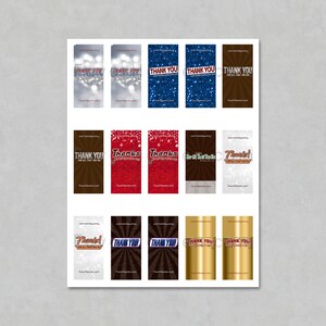 EMPLOYEE APPRECIATION THANK You Instant Download Printable Chocolate ...