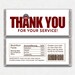 FIREFIGHTER THANK YOU Instant Download Printable Appreciation - Etsy