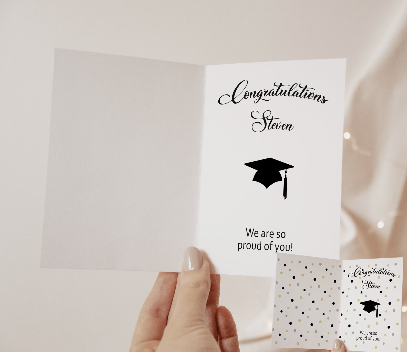 DIGITAL Graduation 2024 Custom Portrait Card Personalized Graduation ...
