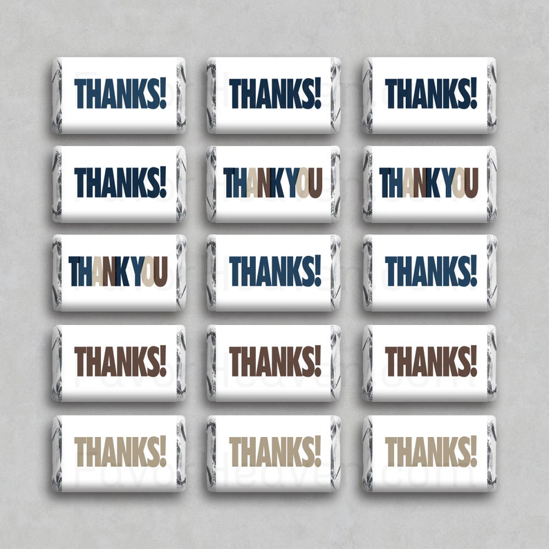APPRECIATION THANK You Instant Download Printable Chocolate Candy Bar ...