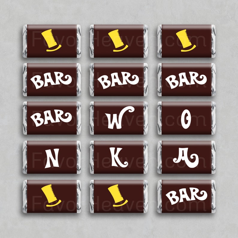 CUSTOM PERSONALIZED DIGITAL Printable Willy Golden Ticket 3 X 5 Labels ...