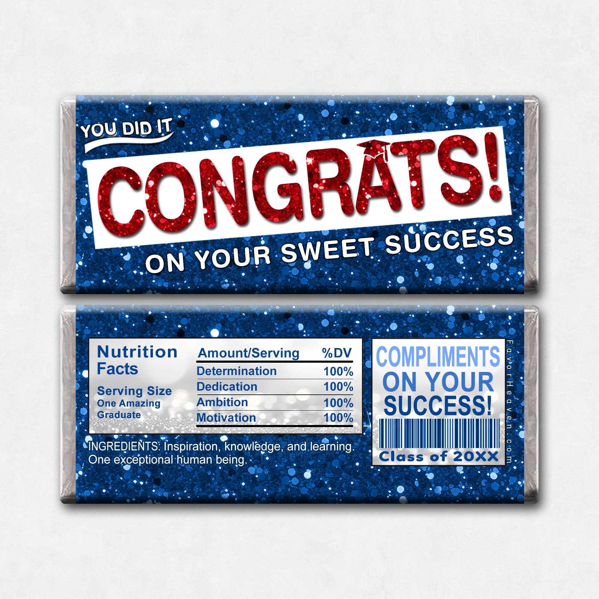 Instant Download Printable GRADUATE Chocolate Candy Bar Wrapper Party ...