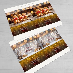 12 Digital Download Printable Christmas Gingerbread Man Ornaments ...