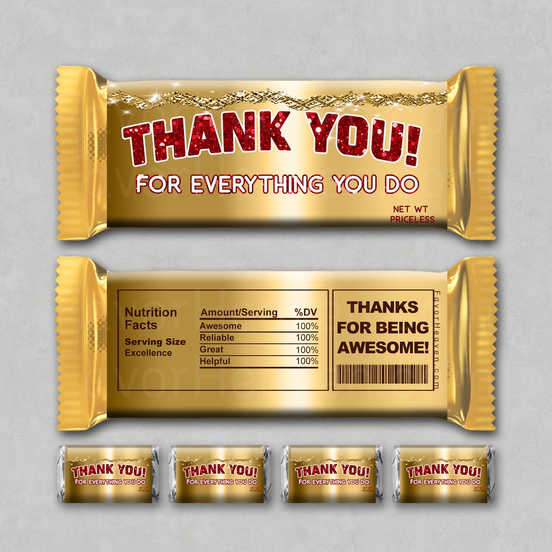 EMPLOYEE APPRECIATION Thank You for All That You Do Instant Download ...