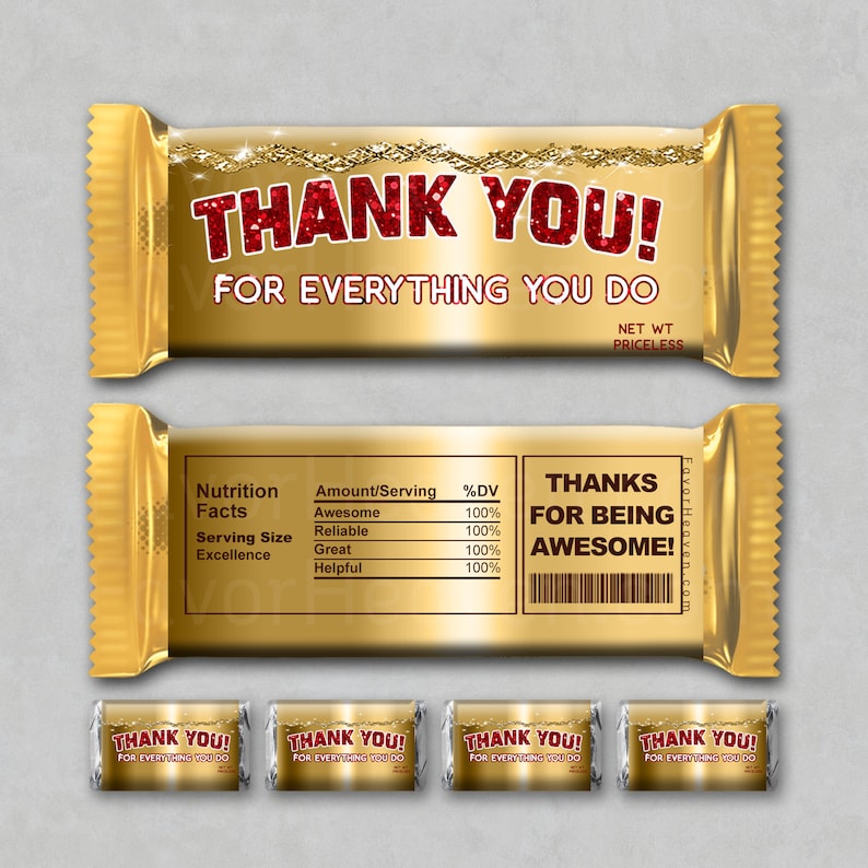 EMPLOYEE APPRECIATION Thank You for All That You Do Instant Download ...
