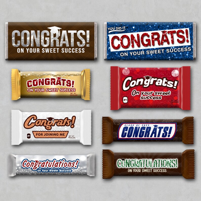 Instant Download Printable GRADUATE Chocolate Candy Bar Wrapper Party ...