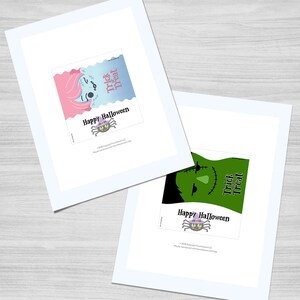 4 Digital Download Printable Halloween Chocolate Candy Bar Wrappers ...