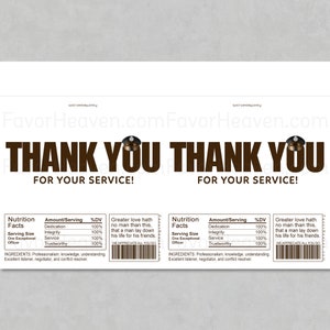 POLICE OFFICER THANK You Digital Download Printable Appreciation ...