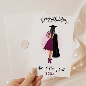 Graduation 2025 Custom Portrait Card | Personalized Graduation Card ...