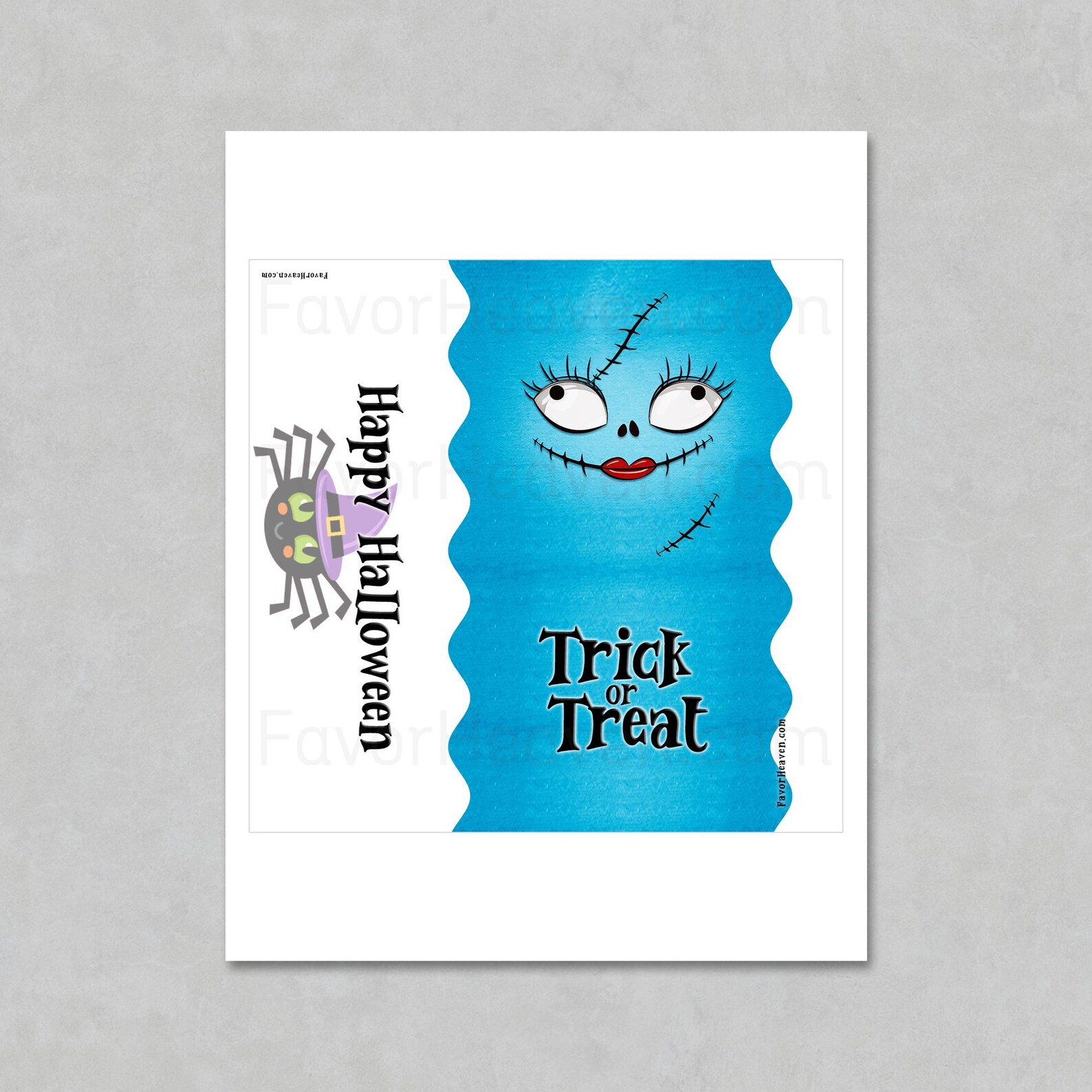 4 Digital Download Printable Halloween Chocolate Candy Bar Wrappers ...
