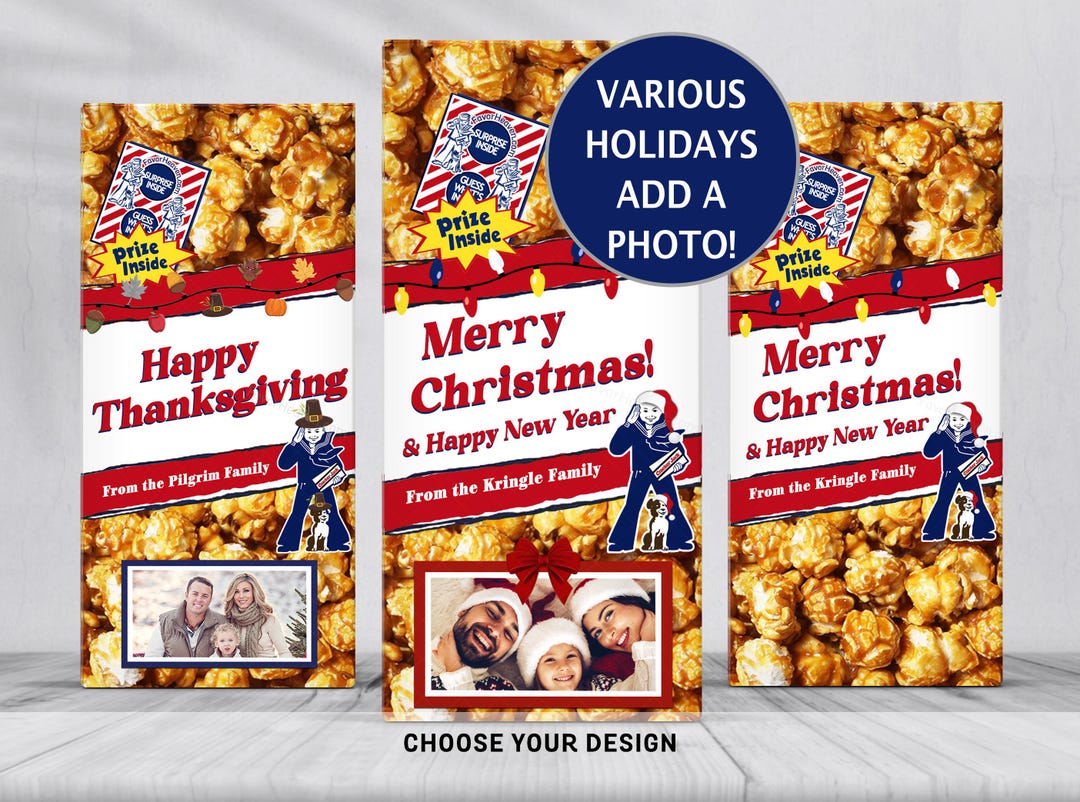 12 Custom Labels for 1oz Cracker Jack® Boxes | Stickers | Personalized ...