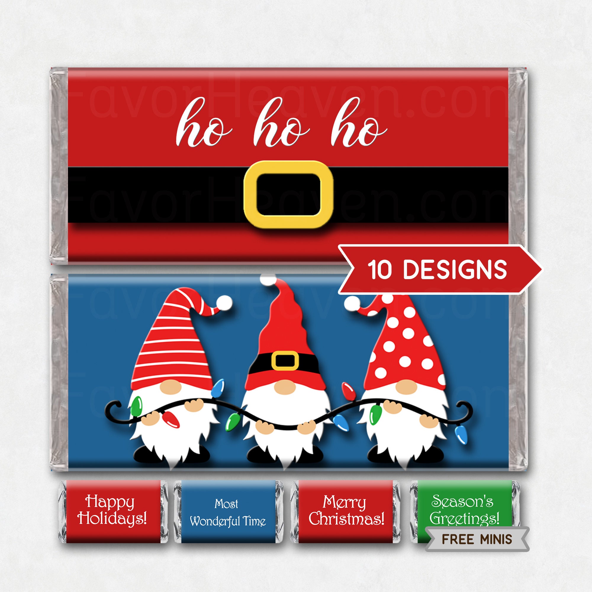 10 Digital Download Printable Christmas Gnomes Christmas - Etsy