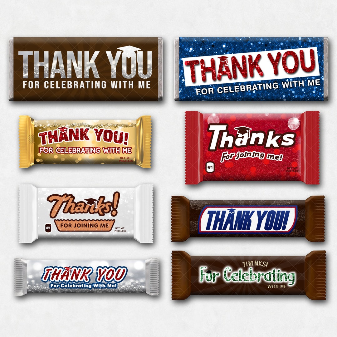 Instant Download Printable GRADUATE Chocolate Candy Bar Wrapper Party ...