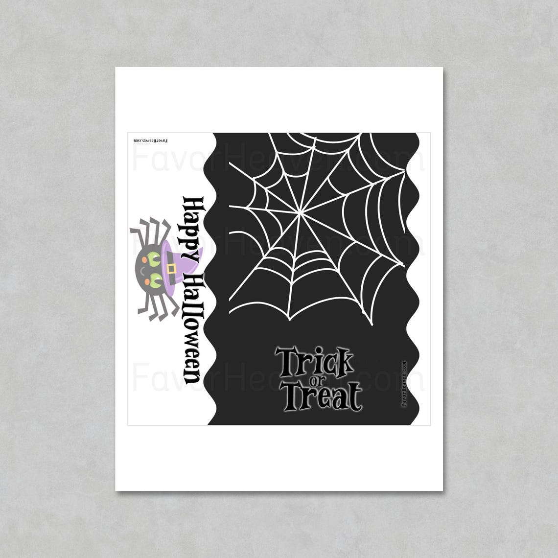 4 Digital Download Printable Halloween Chocolate Candy Bar Wrappers ...
