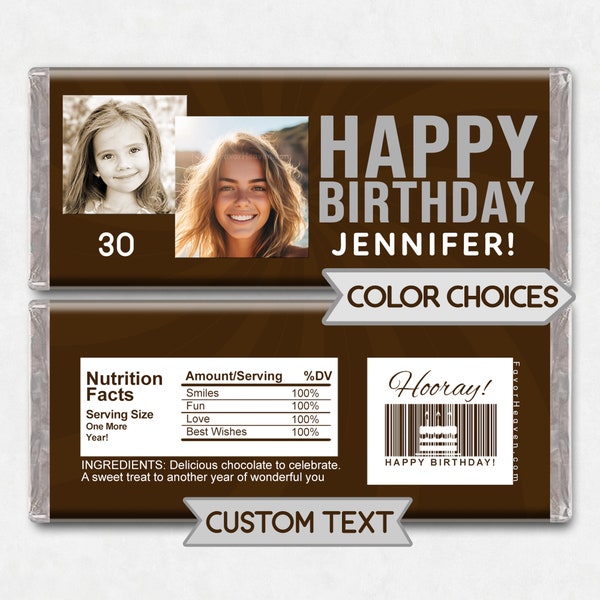 Custom Candy Wrappers - Etsy