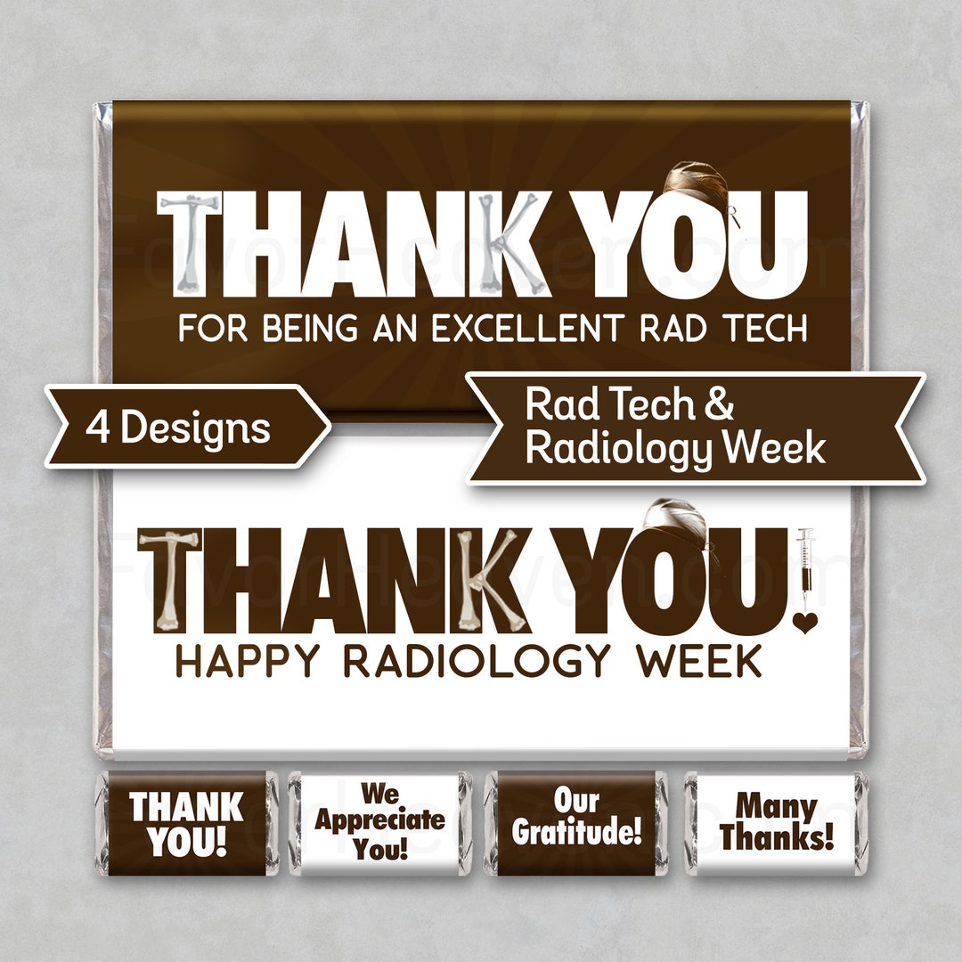Rad Tech Happy Radiology Week Doctor THANK You Instant Download ...